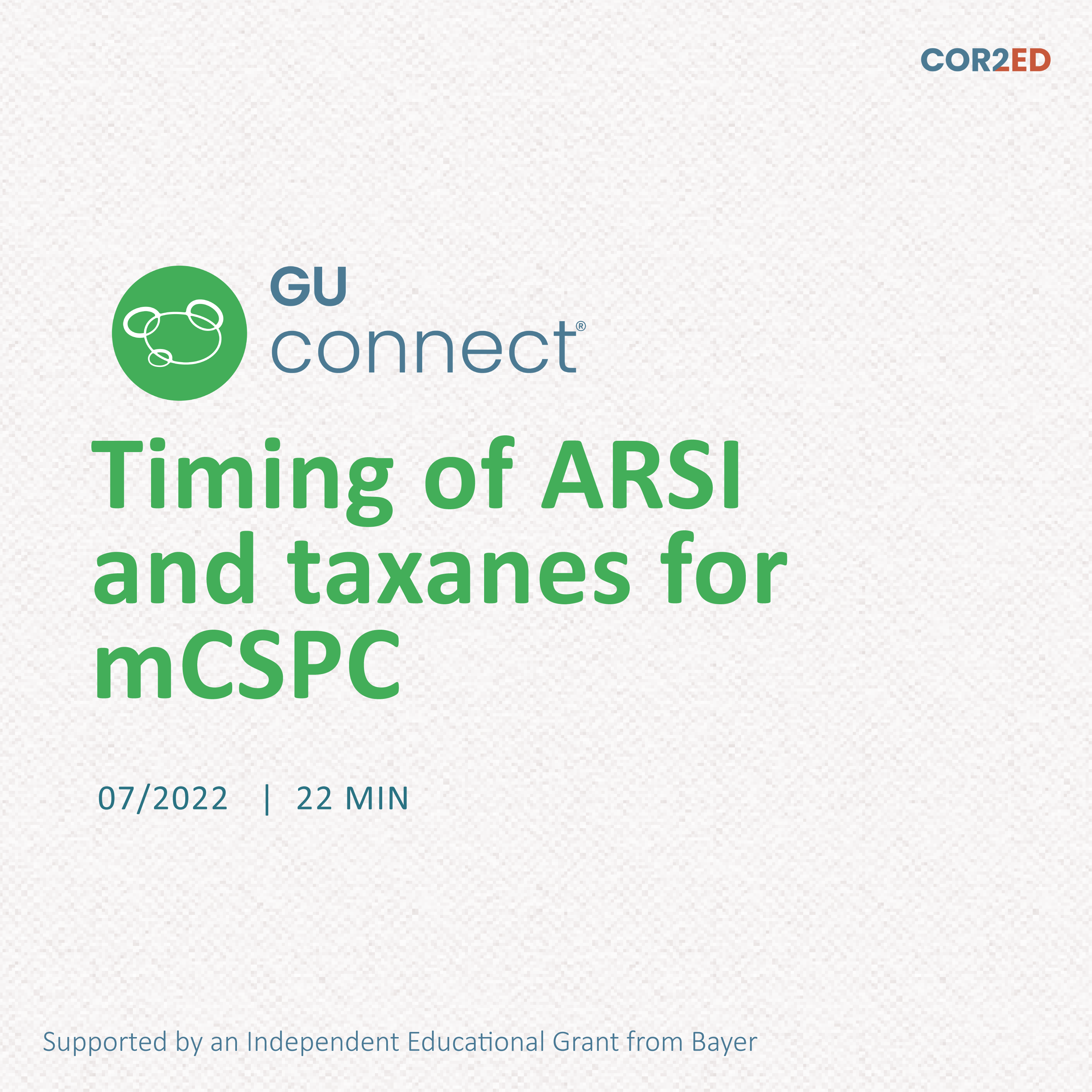 Timing Of ARSI And Taxanes For MCSPC Timing Of ARSI And Taxanes For MCSPC